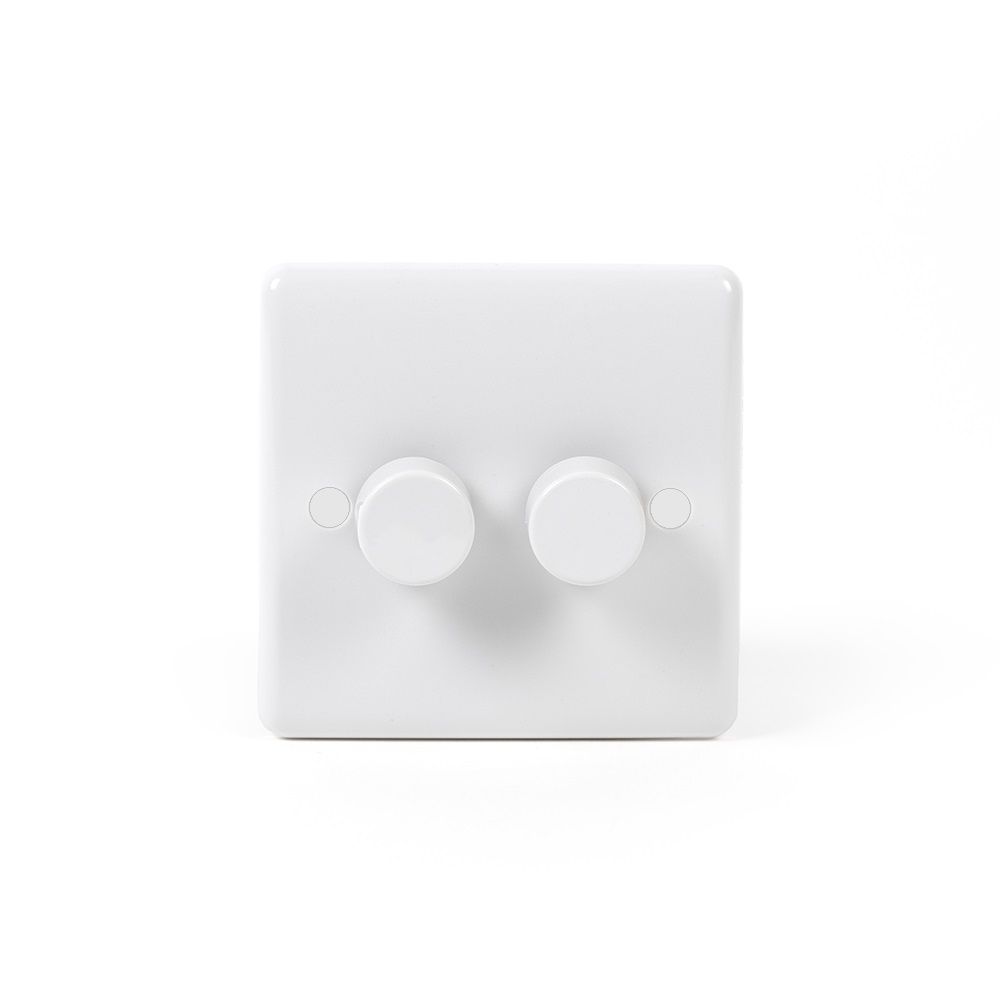 White Plastic Sockets & Switches - Lieber Lighting
